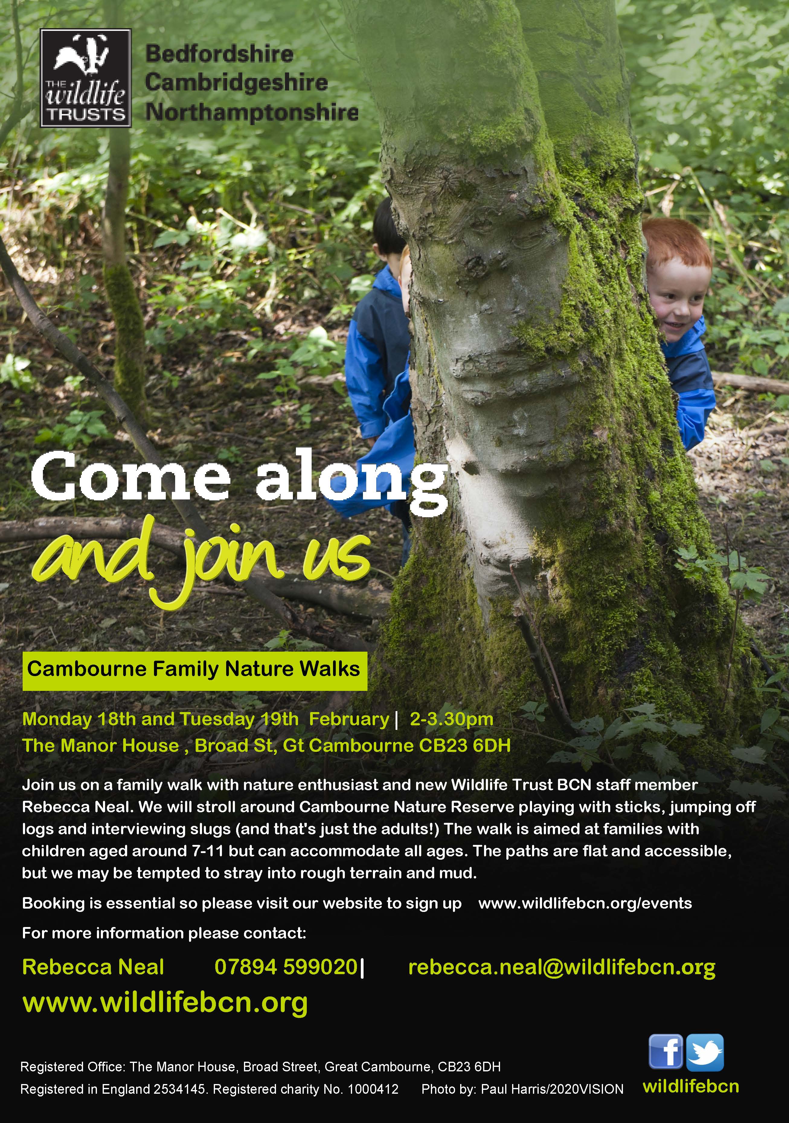 Family Nature Walk - Cambourne Information