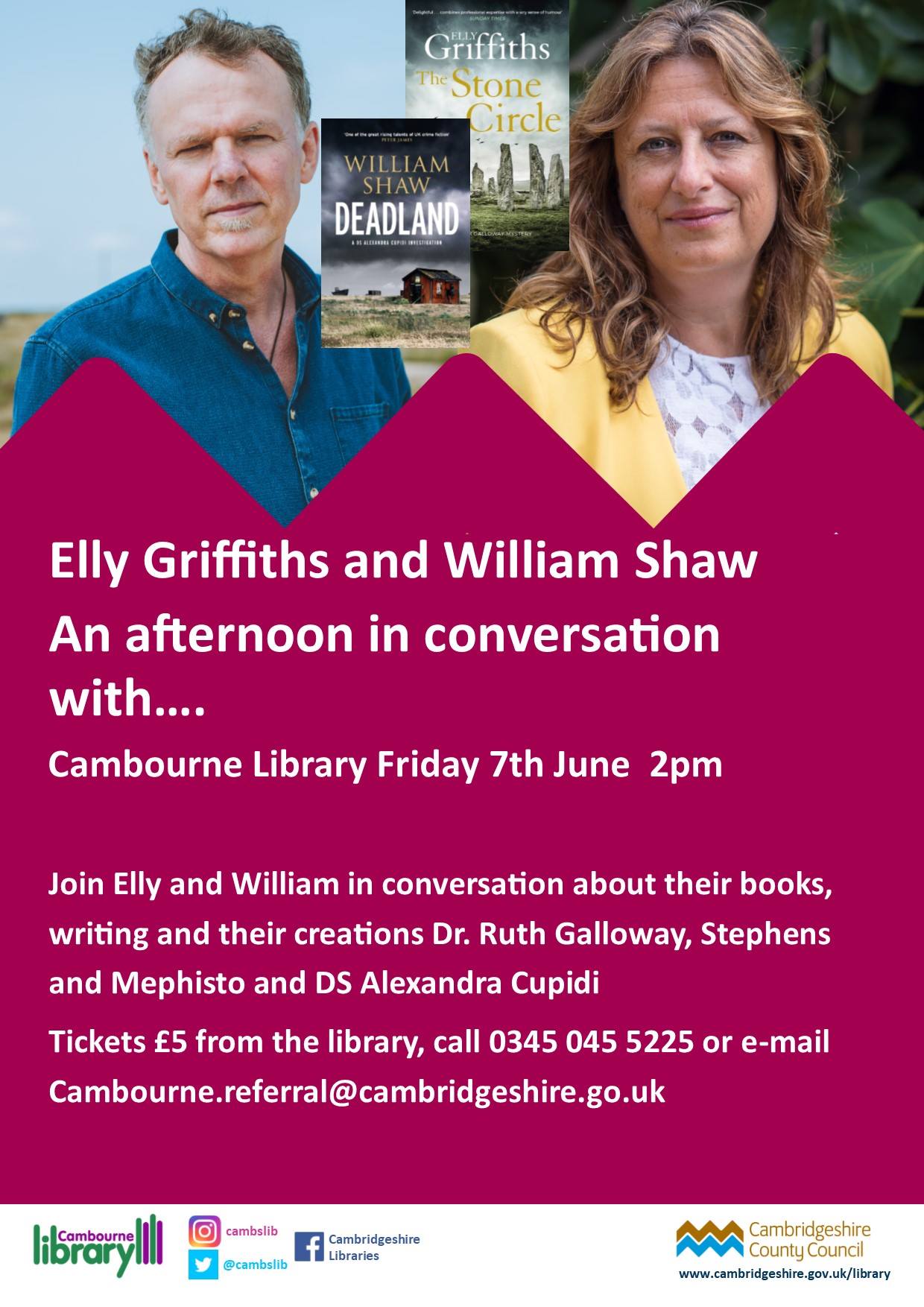 Cambourne Library “An afternoon in conversation with …” - Cambourne ...