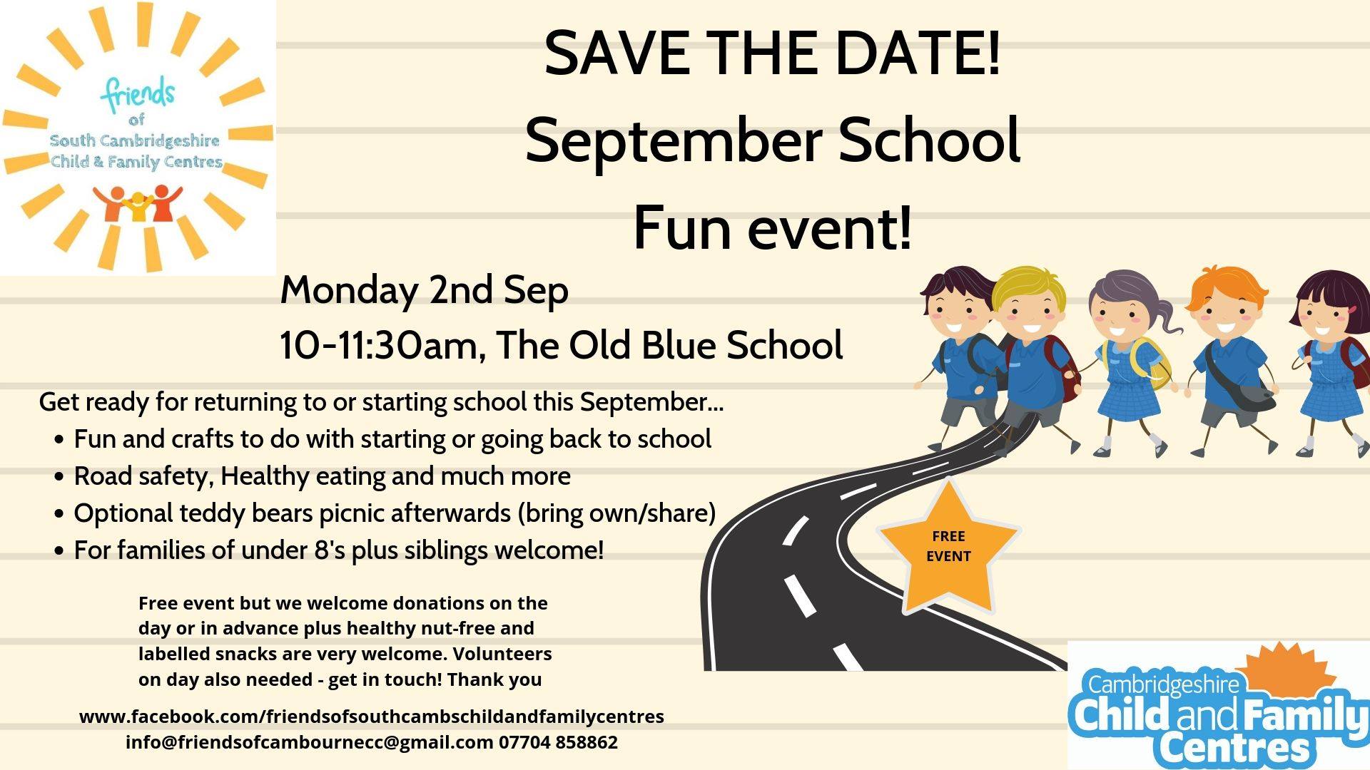September School Fun event! - Cambourne Information