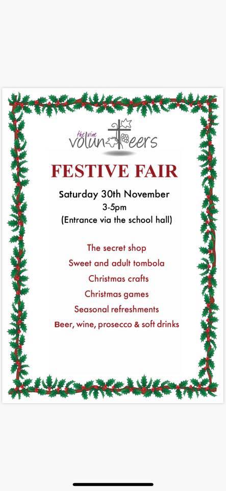 Festive Fair - Cambourne Information
